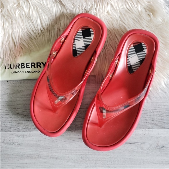 Burberry | Shoes | Burberry Jelly Sandals | Poshmark